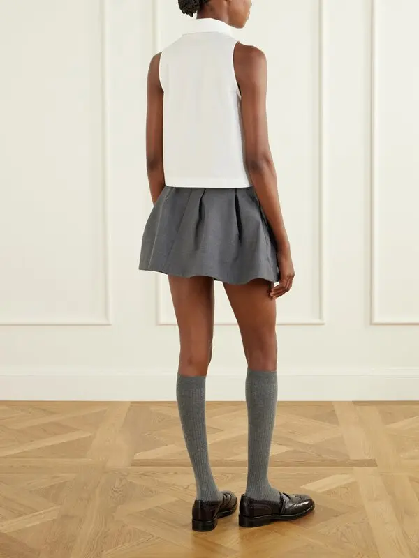 SHUSHU/TONG Tie-detailed Blouse