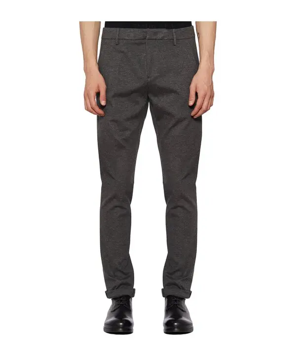 DONDUP Pleated Zip-detail Casual Trousers