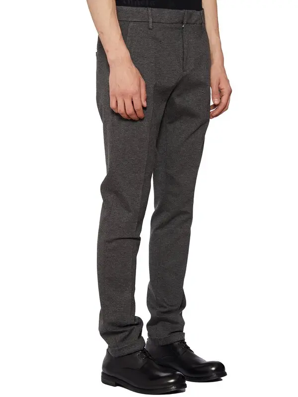 DONDUP Pleated Zip-detail Casual Trousers