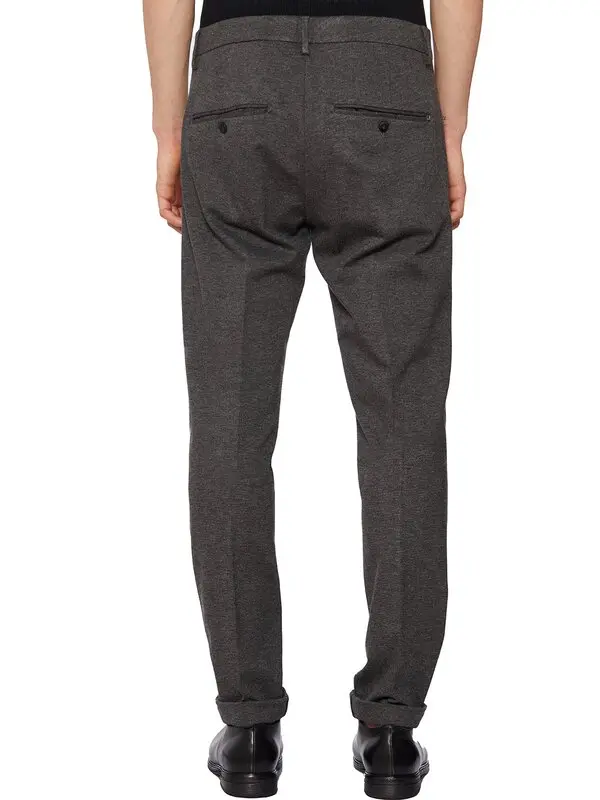 DONDUP Pleated Zip-detail Casual Trousers