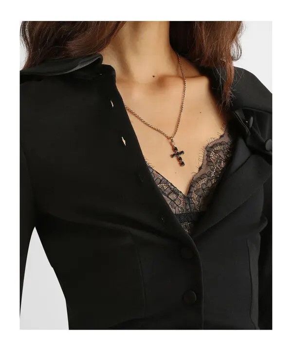 Dolce & Gabbana Wool Jersey Blouse