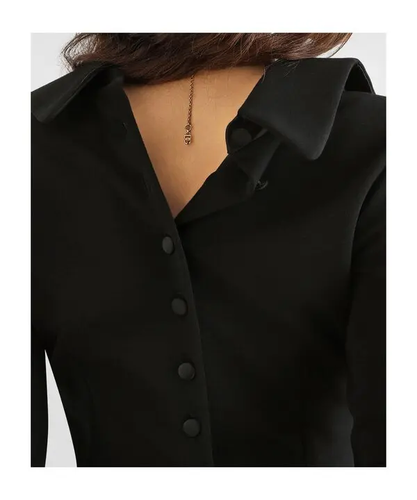 Dolce & Gabbana Wool Jersey Blouse