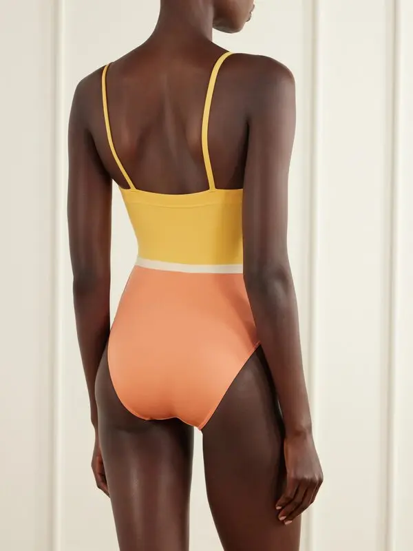 ERES Color-block Stretch Swimsuit