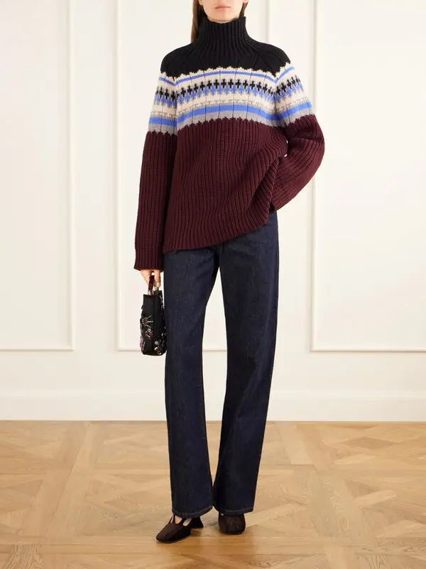 Dries Van Noten Cashmere-blend Turtleneck Sweater