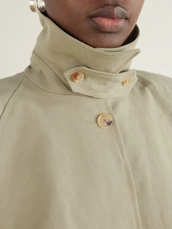 Magda Butrym Belted Cotton-gabardine Jacket