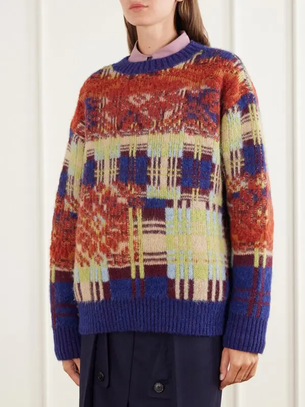 Dries Van Noten Merino And Wool-blend Sweater