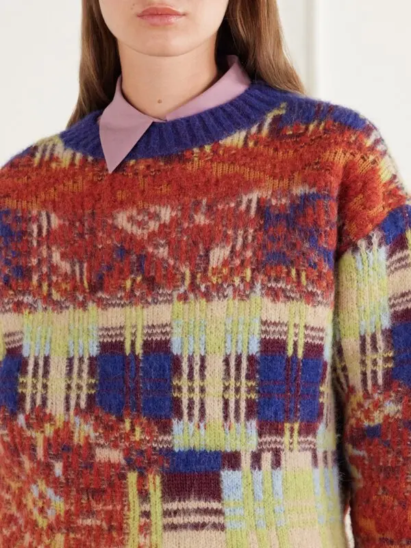 Dries Van Noten Merino And Wool-blend Sweater