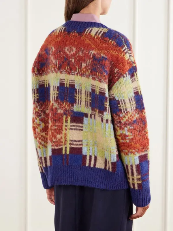 Dries Van Noten Merino And Wool-blend Sweater