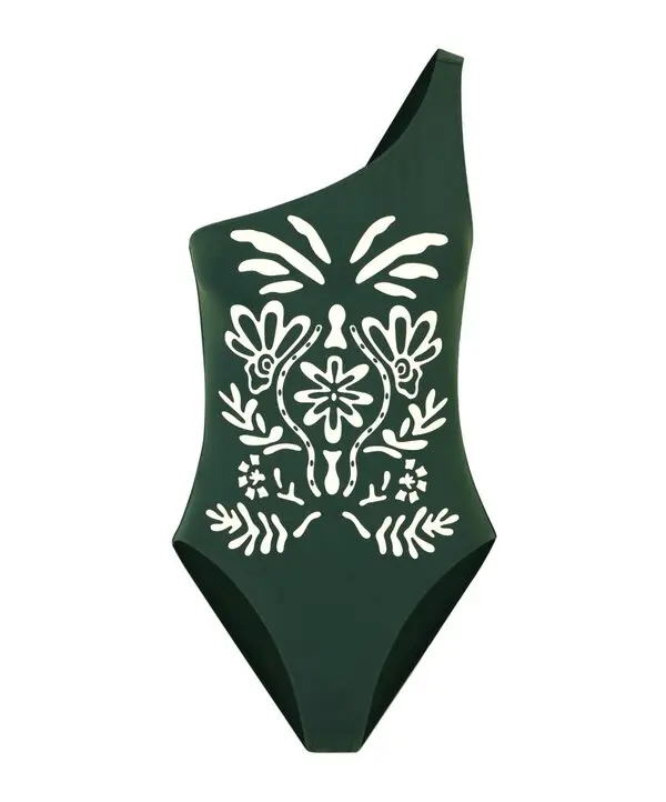 ERES One-shoulder Printed Swimsuit