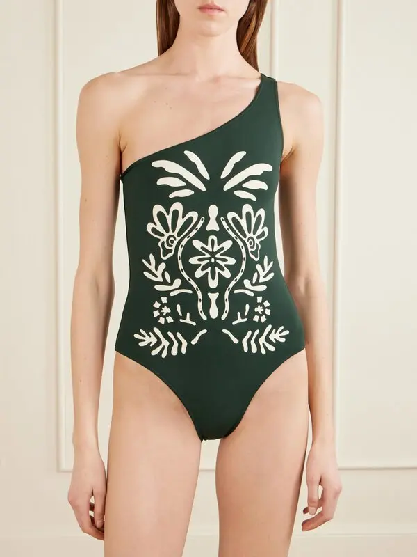 ERES One-shoulder Printed Swimsuit
