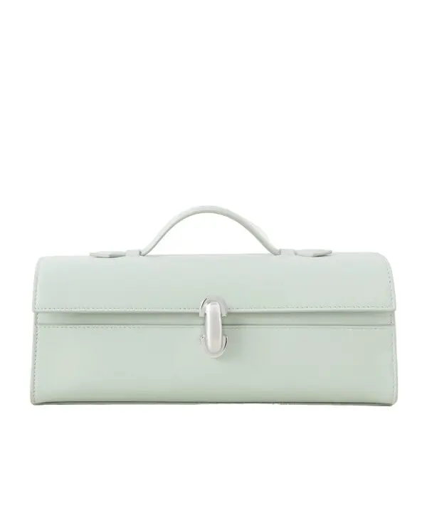 Savette Slim Symmetry Leather Tote