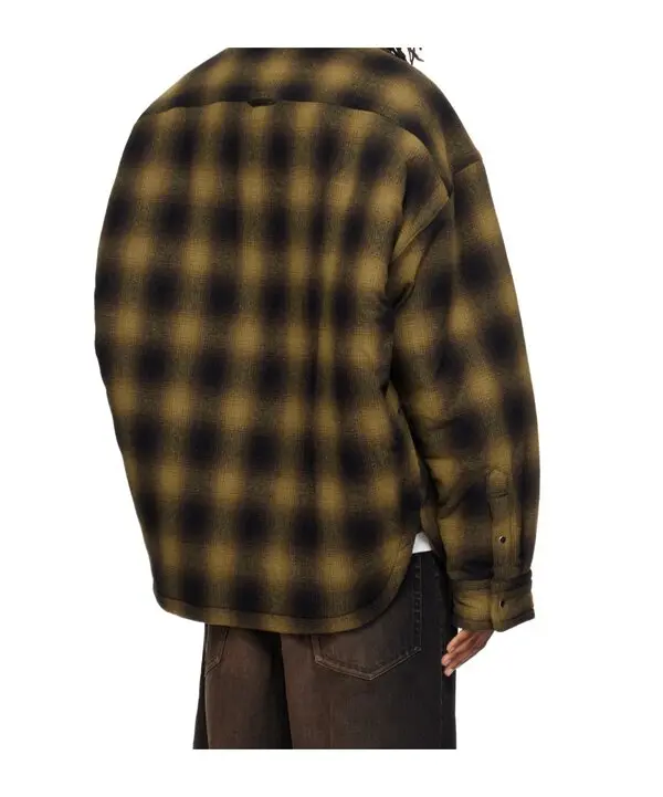 Mihara Yasuhiro Long-sleeved Plaid Padded Jacket