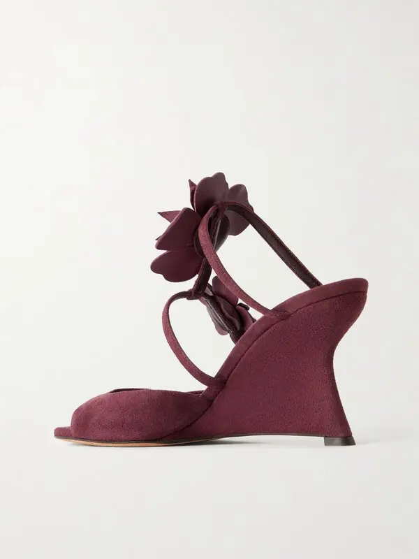 Zimmermann Suede Wedge Sandals