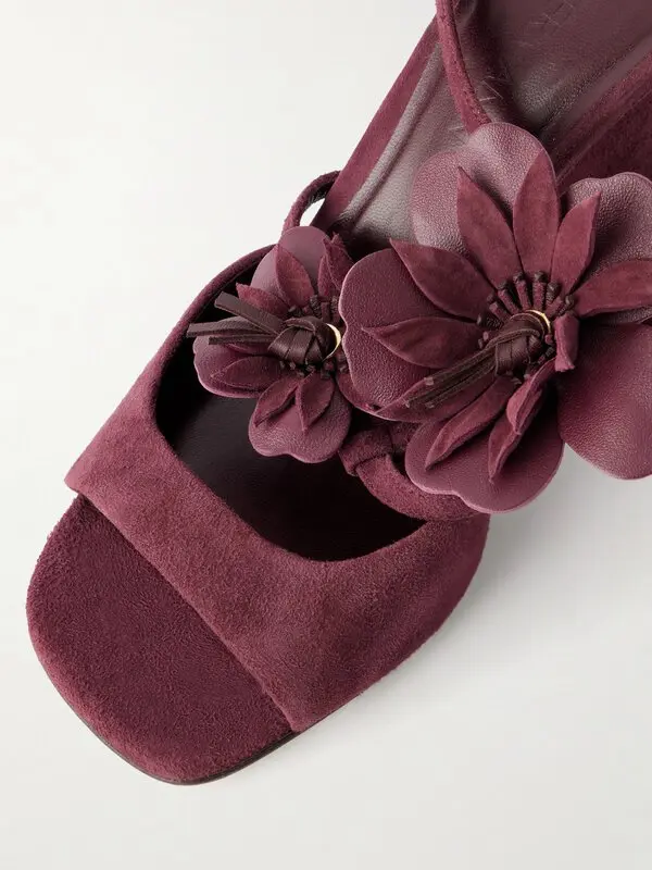 Zimmermann Suede Wedge Sandals