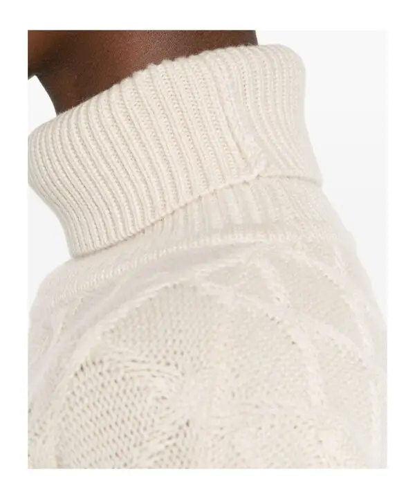 Max Mara Oversized Diamond Wool And Cashmere Sweater