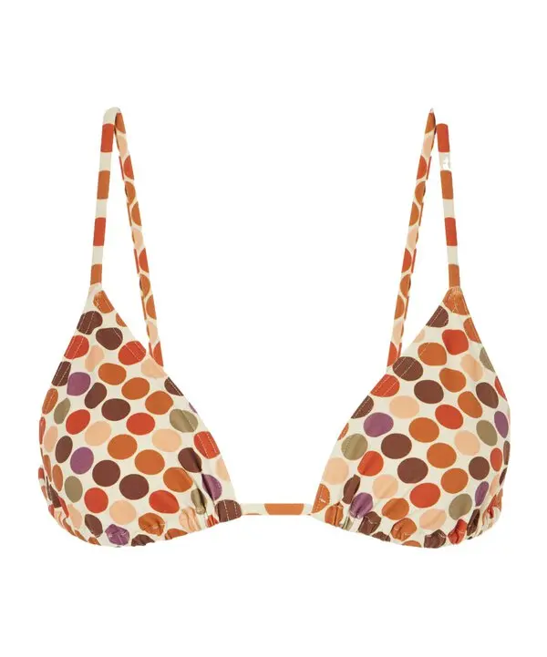 ERES Colorful Polka Dot Print Bikini Top - No