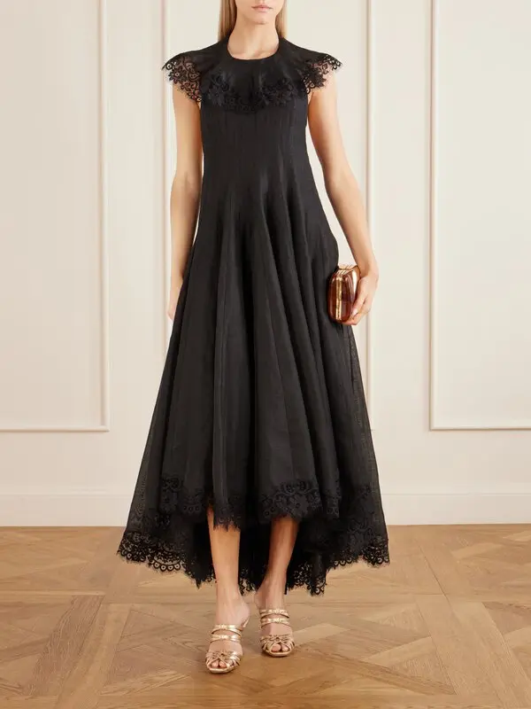 Zimmermann Lace-trimmed Gown