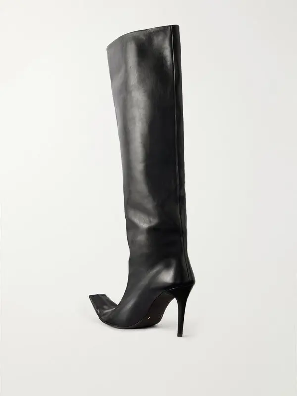 Khaite Leather Knee Boots