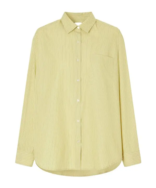 LESET Cotton And -blend Poplin Shirt