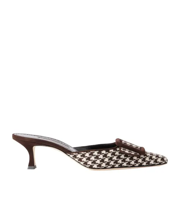 Manolo Blahnik Classic Plaid Shoes - No