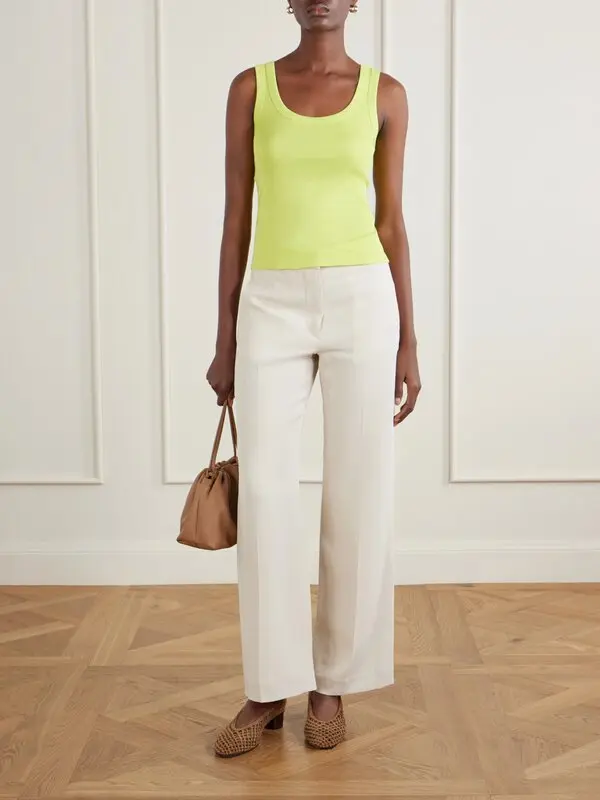 FLORE FLORE Cotton-jersey Tank Top