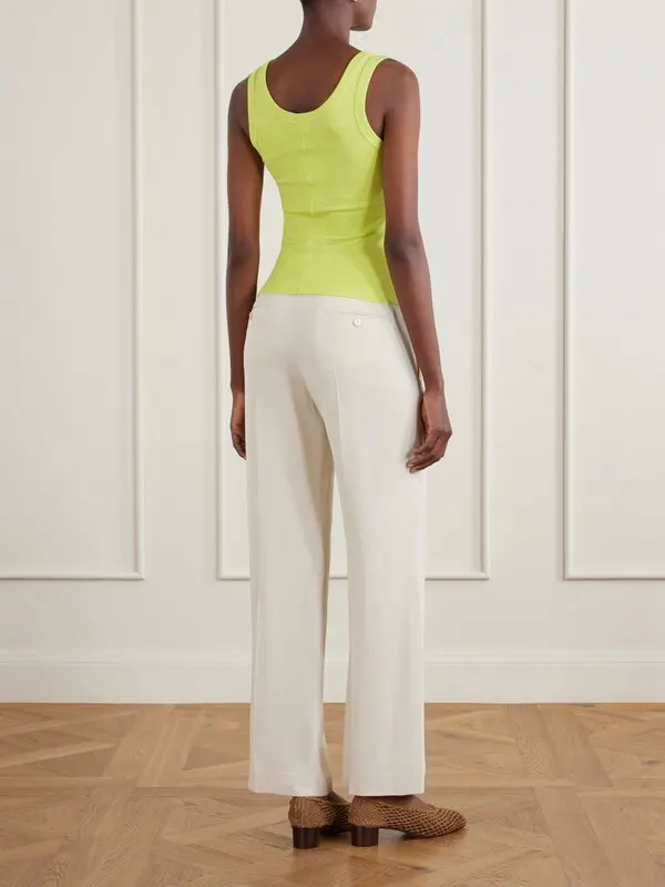 FLORE FLORE Cotton-jersey Tank Top