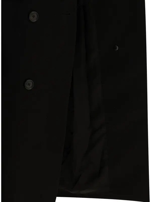 Khaite Double-breasted Wool Long Coat