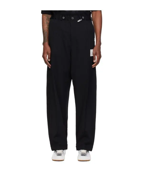 Mihara Yasuhiro Casual Trousers With Belt Loops