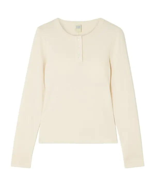 FLORE FLORE Jersey Henley Top