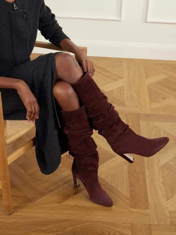 Manolo Blahnik Minimalist Leather Ankle Boots
