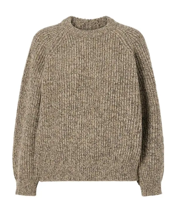 Daughter Ribbed Mélange Wool Sweater