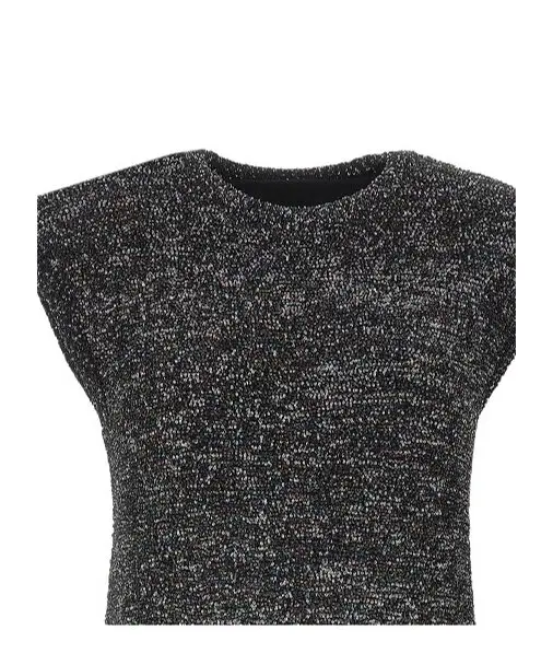 Emporio Armani Sequin-embellished Sleeveless Top