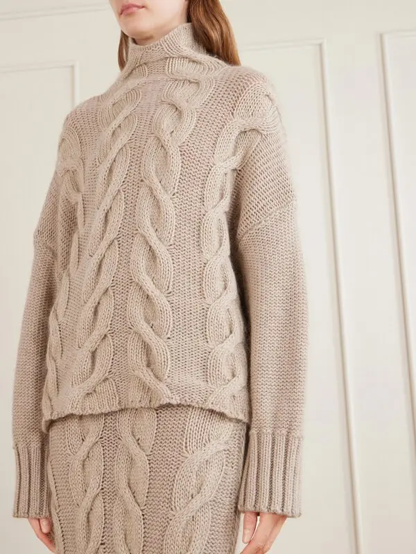 Khaite Turtleneck Knit Sweater