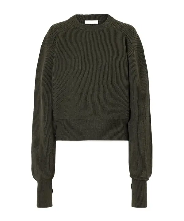 RIER Ribbed Virgin Wool Sweater