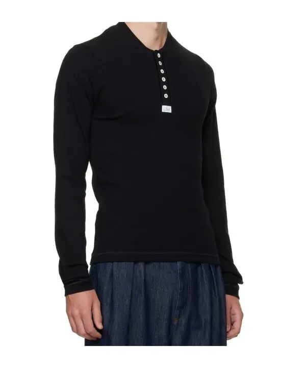MAGLIANO Henley-neck Long-sleeve T-shirt
