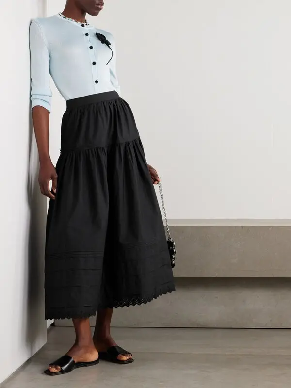 DÔEN Organic Cotton Midi Skirt