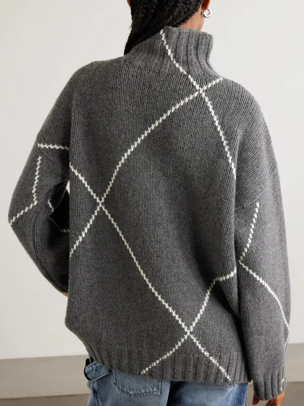 J.W.ANDERSON Colorful Quilted Sweater