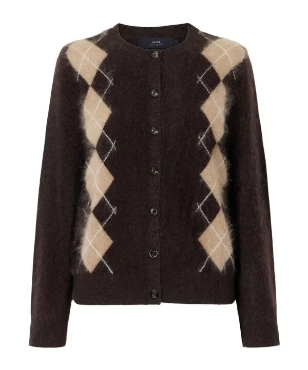 Arch4 Brushed Cashmere Cardigan - No