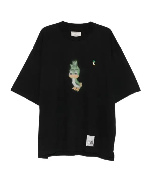 Mihara Yasuhiro Leon-print T-shirt