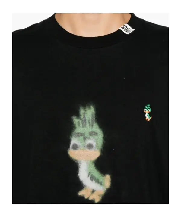 Mihara Yasuhiro Leon-print T-shirt