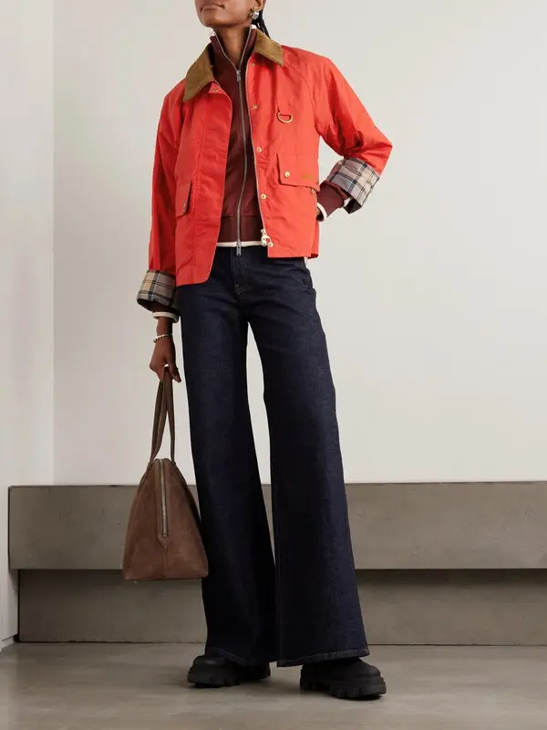Barbour Cropped Cotton Jacket