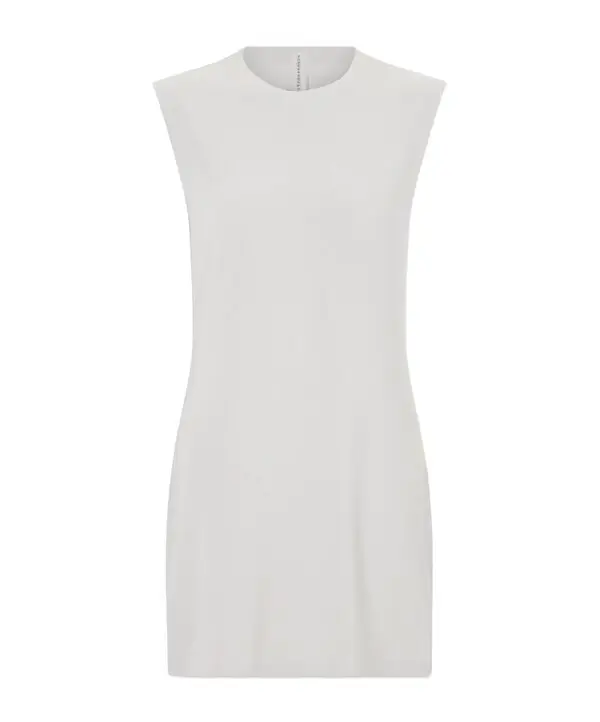 Norma Kamali Satin-crepe Mini Dress