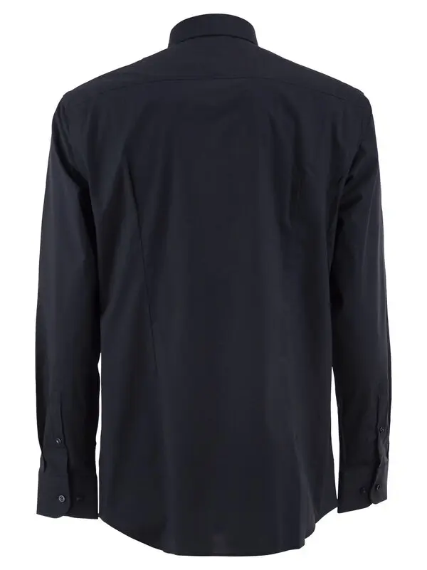 BOSS Stretch Cotton Shirt - Blue