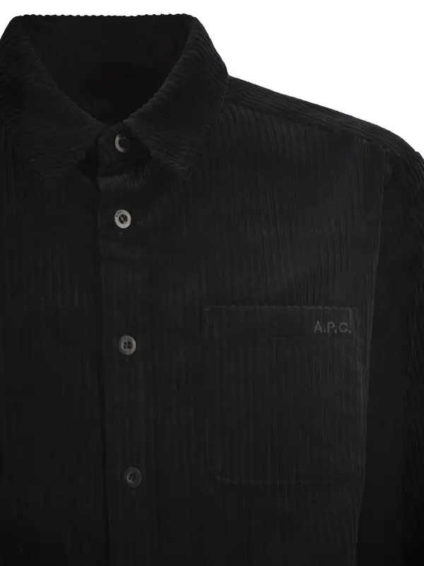A.p.c. Cotton Corduroy Shirt