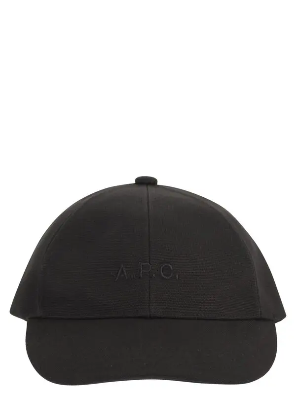 A.p.c. Embroidered Logo Cap - Black