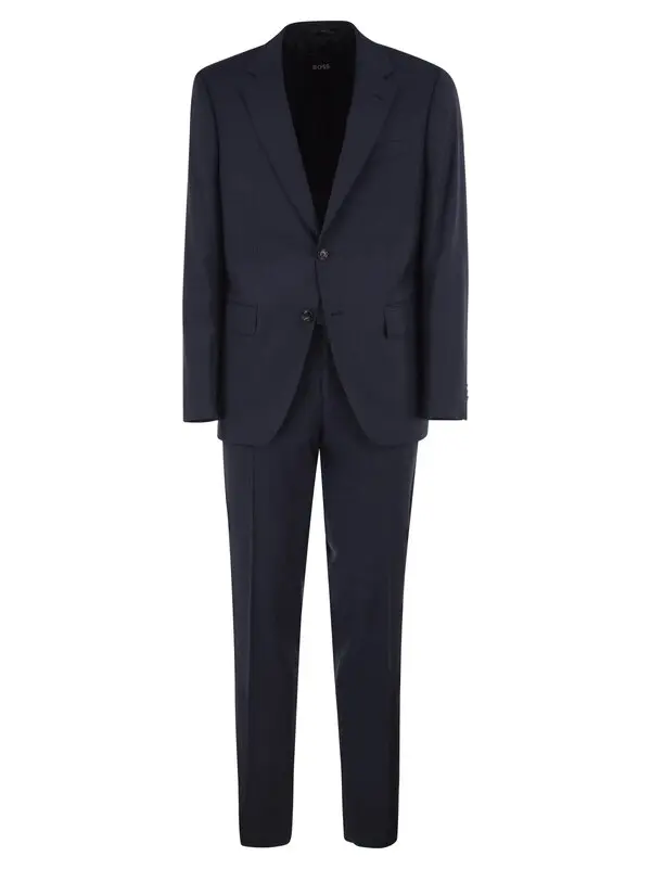BOSS Stretch Virgin Wool Suit