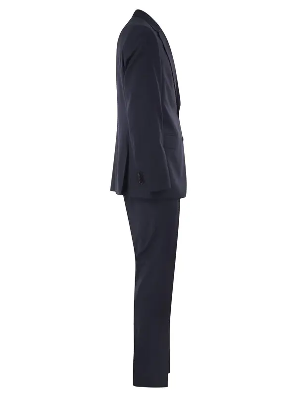 BOSS Stretch Virgin Wool Suit - Multicolor