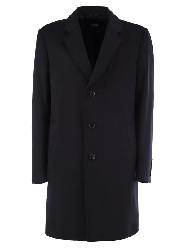 BOSS Recycled Wool And Cashmere Coat