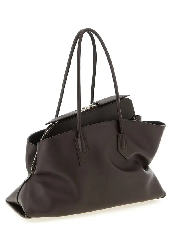 Attico La Passeggiata Medium' Shoulder Bag - Brown