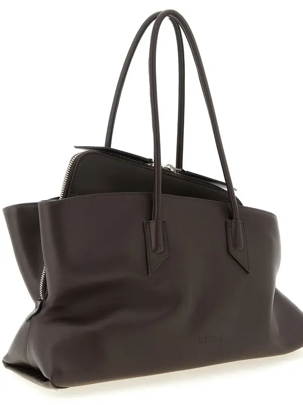 Attico La Passeggiata Medium' Shoulder Bag - Brown